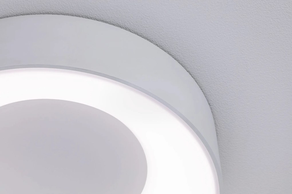 Paulmann 78946 Casca, koupelnové stropní svítidlo LED 16W White Switch, bílá, průměr 30cm, IP44