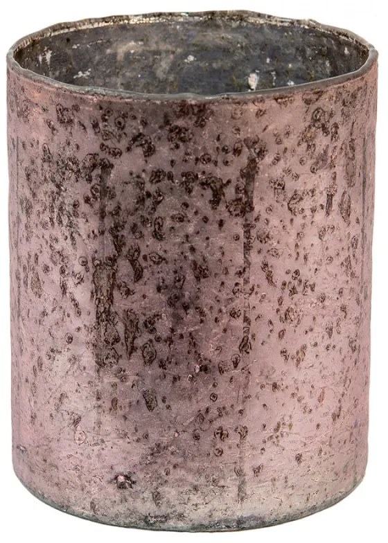 Skleněná čajová svíčka Houder Brown 13*15 cm – 13x15 cm
