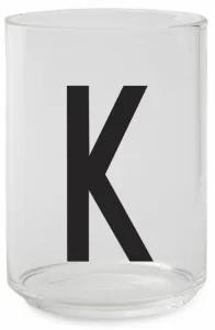Personal Drinking Glass, písmeno K Design Letters