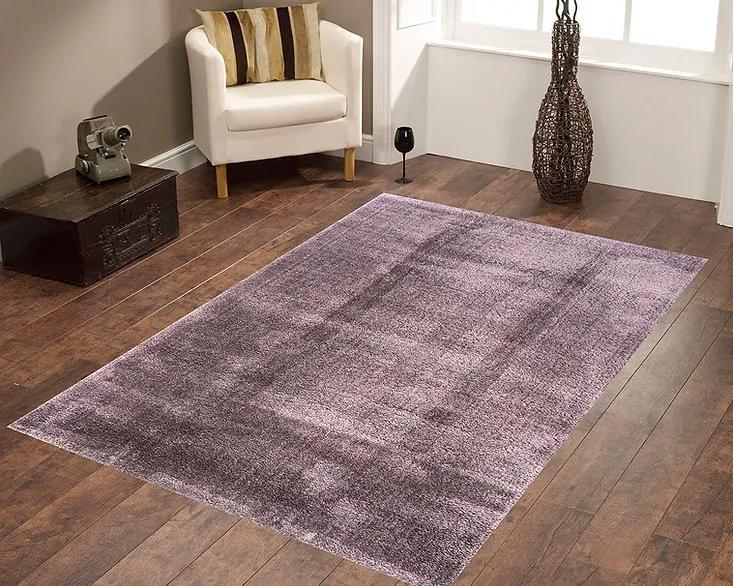 Vopi | Kusový koberec Microsofty 8301 dark lila - 120 x 170 cm