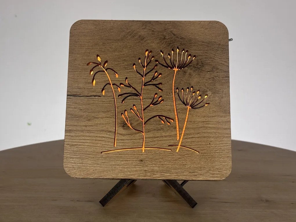 Li-Go "Lipnice" lampa 19x19cm provedení povrchu: dub světlý
