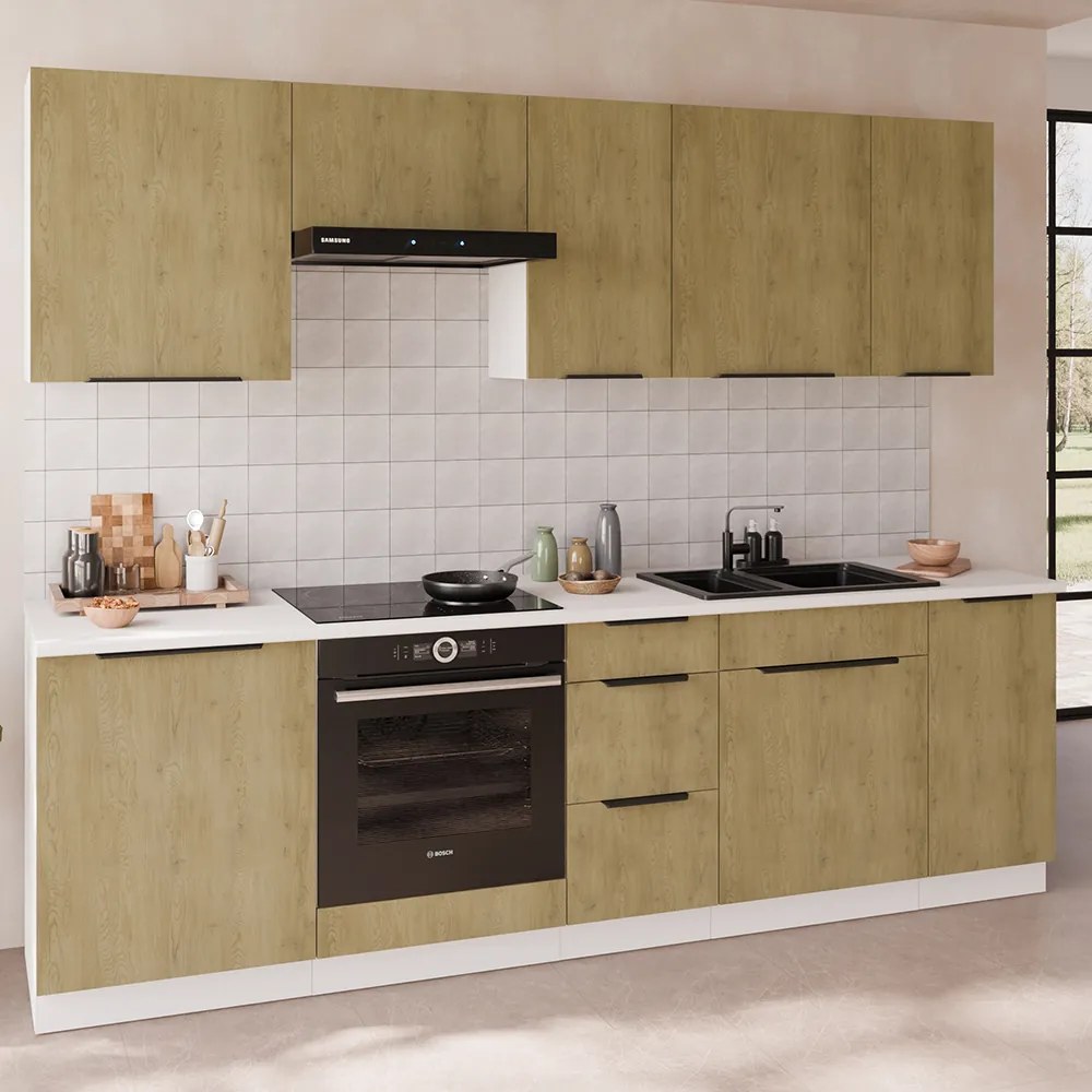 CREMONA bc | dolní skříňka 80 ZL 1S dřezová | 80 cm | PREMIUM BOX | bílá/cremona