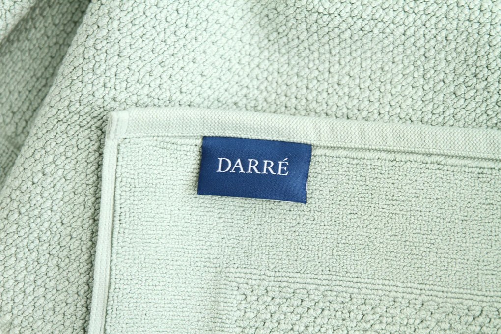 Koupelnová předložka CASA PURA - šalvějově zelená - GOTS