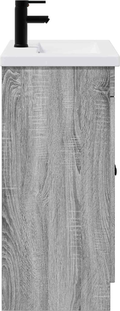 Sada koupelnového nábytku Šedý Sonoma 78,5 x 37,5 x 81 cm 3404140