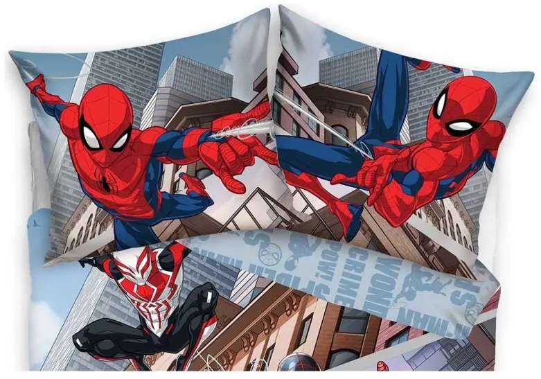 Carbotex povlečení bavlna Spider-Man Pavoučí Síla 140x200, 70x90 cm