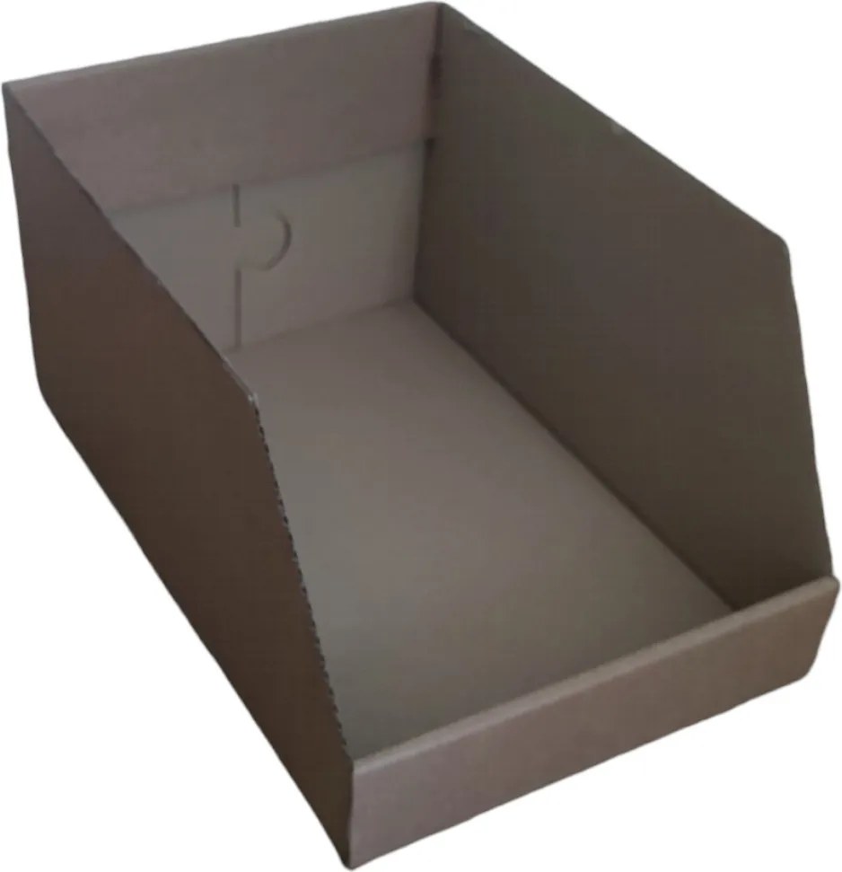 KARTON PAK Úložné boxy na oblečení, organizéry do skříně EKO KARTON 27x40x21 - zkosený