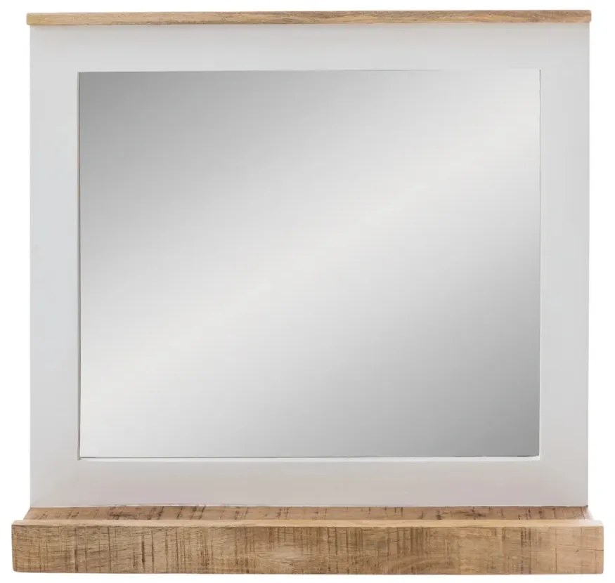 furniture-nabytek.cz - Masivní koupelnové zrcadlo Padma z mangového dřeva, lakované, vícebarevné – 70×15×76 cm