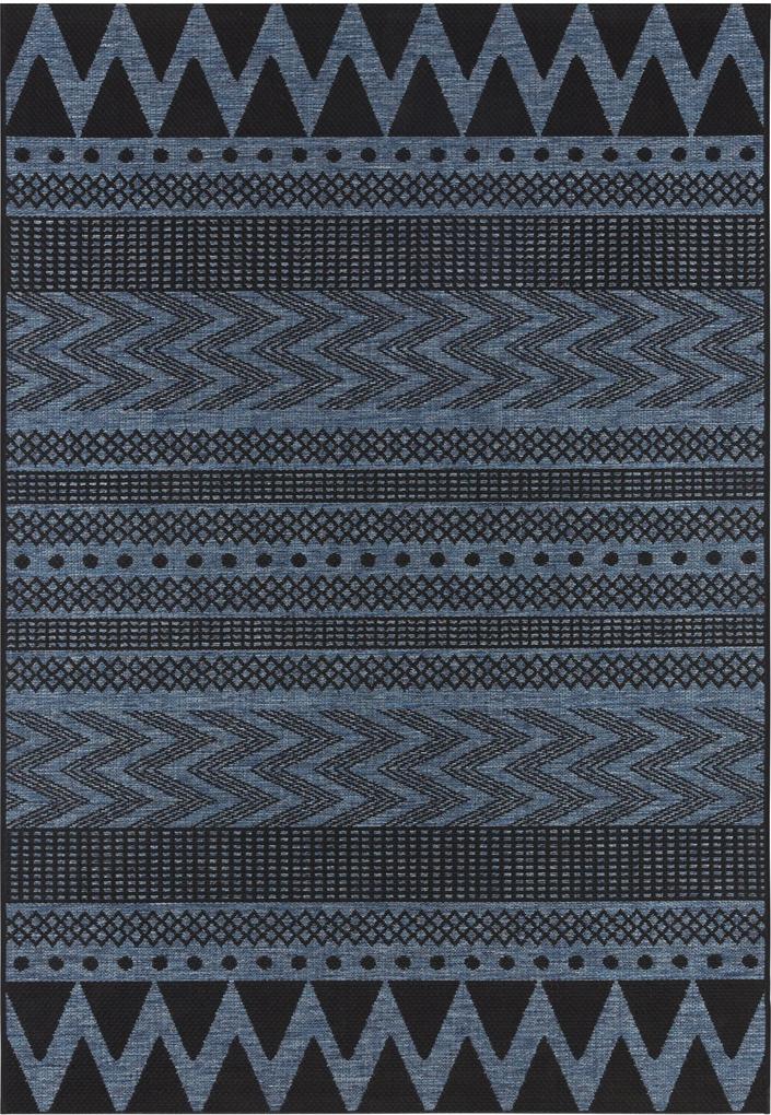 Bougari - Hanse Home koberce Kusový koberec Jaffa 103879 Azurblue/Anthracite Rozměr: 70x200