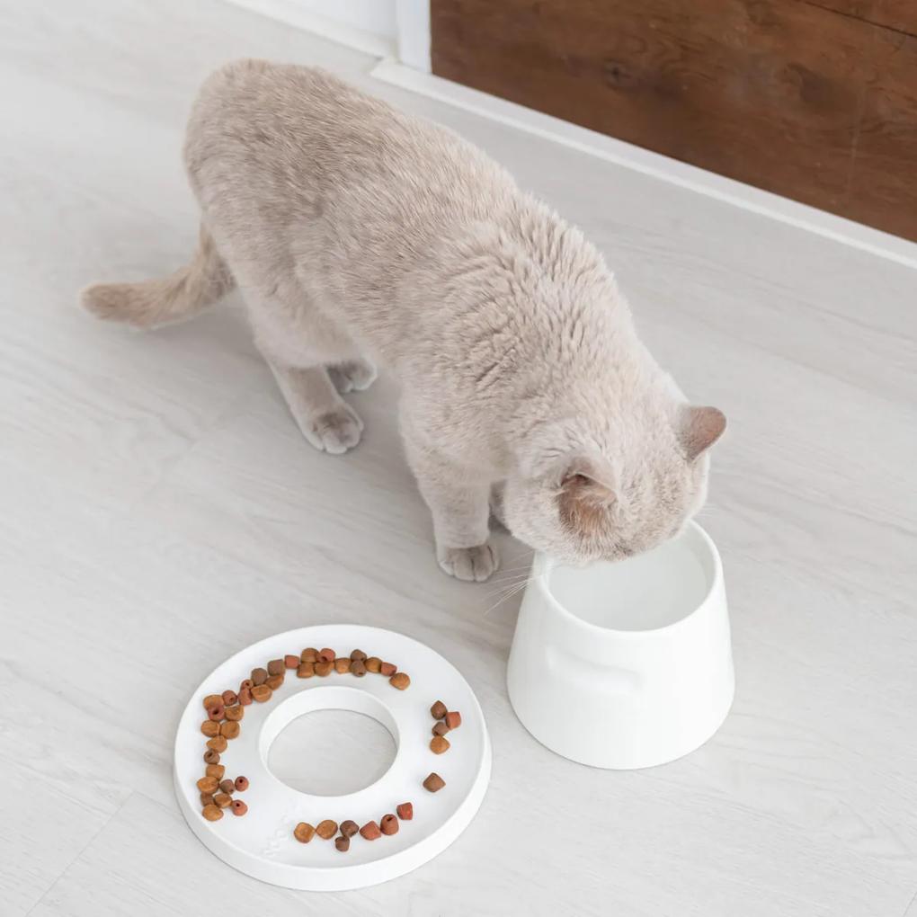 Pet Amour Designová miska pro kočky Tower bílá