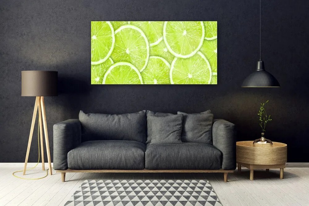akrylový obraz Limetka Jídlo Kuchyně 120x60 cm