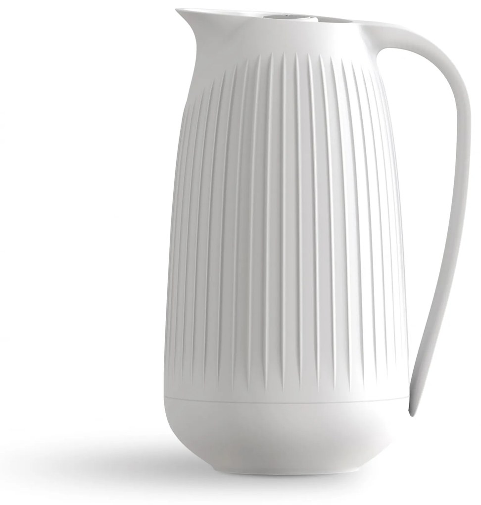 KÄHLER Termokonvice Thermos Jug Hammershøi White 1 l, bílá barva, plast