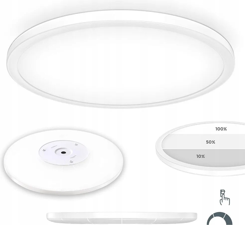Stropní Led panel 22W 3000lm Ø420 mm stmívatelný obývací pokoj kuchyně ložnice