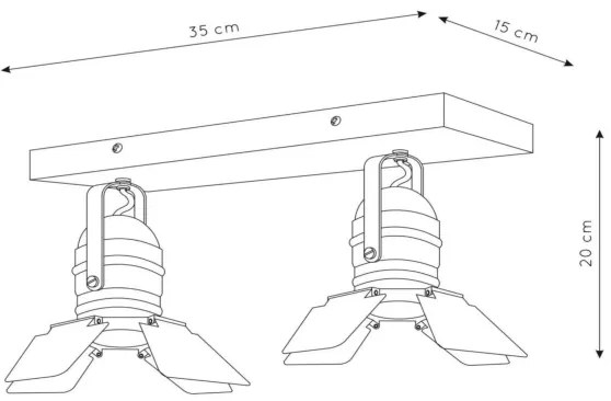 Lucide 17997/02/66 - Bodové svítidlo PICTO 2xGU10/35W/230V růžová