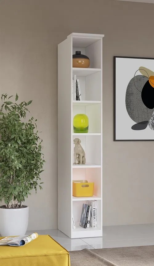 Helvetia Vysoký regál Optima 15 - bílá