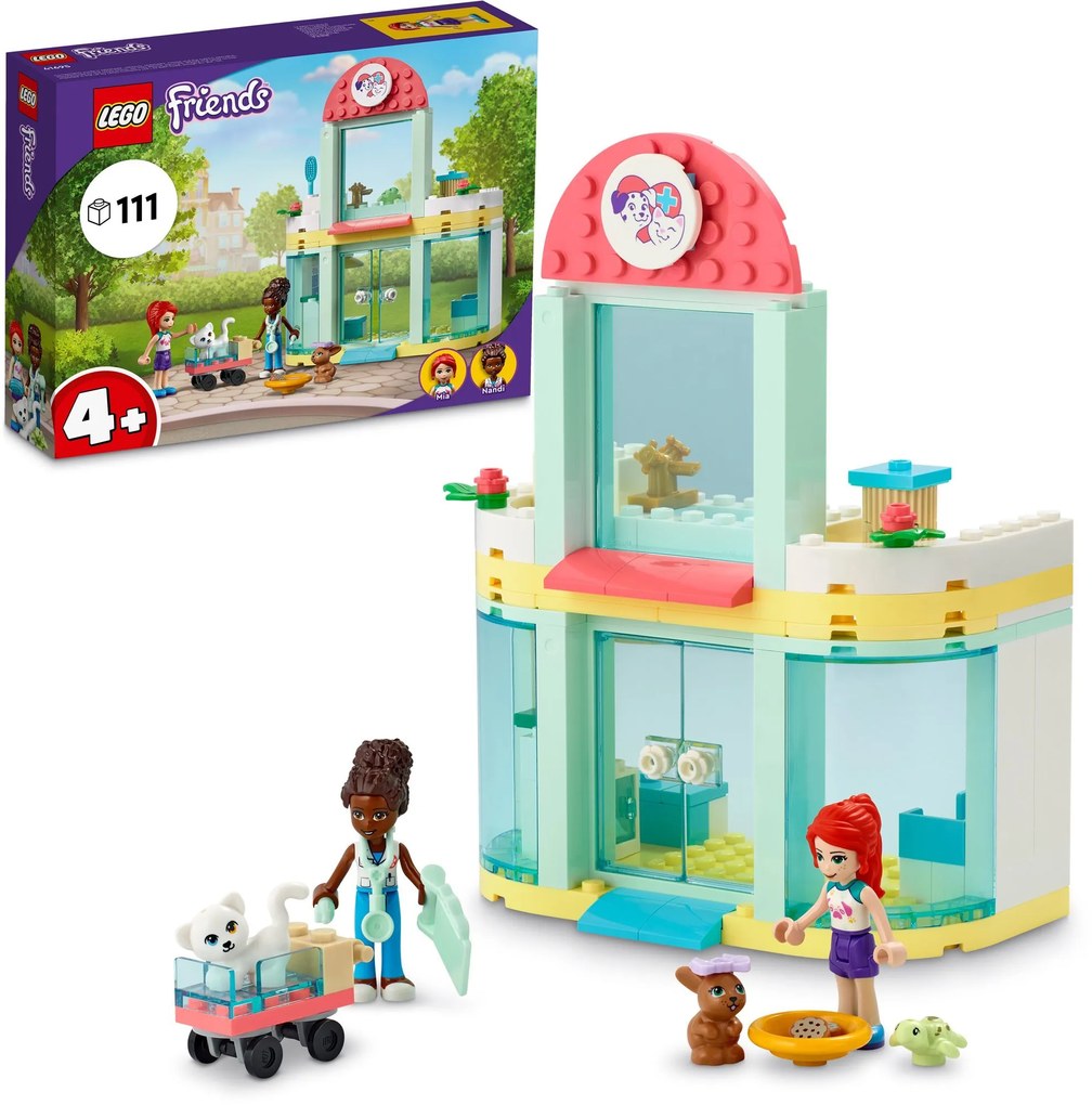 Lego stavebnice lego friends 41695 veterinární klinika