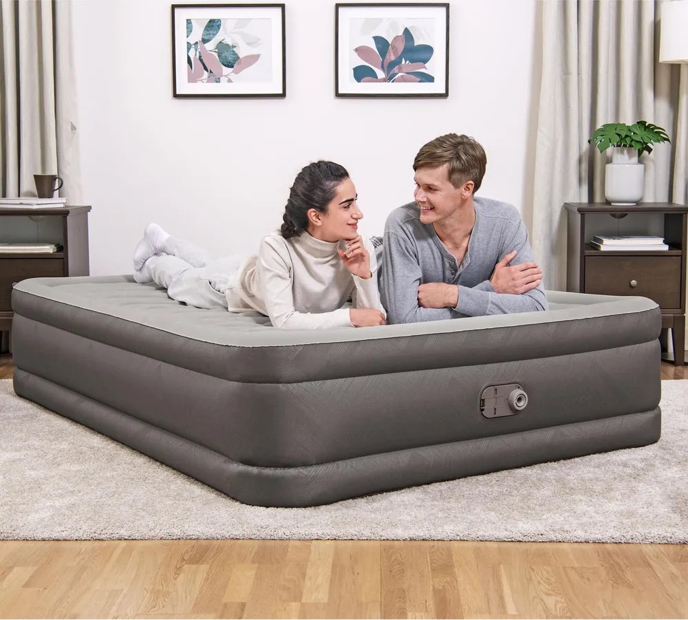 Nafukovací dvoulůžková matrace s elektrickou pumpou 203 x 152 cm Bestway 69050