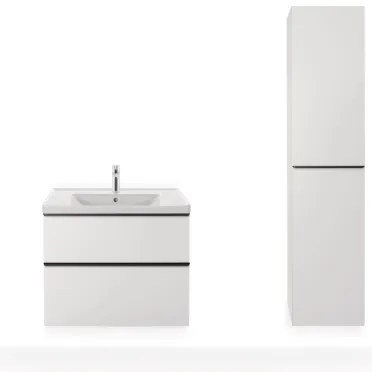 Duravit 2367800000 - Závěsné umyvadlo D-NEO 80x48 cm keramika/lesklá bílá