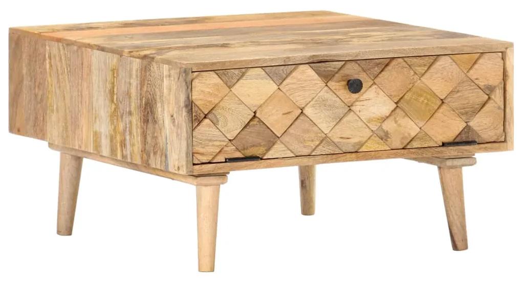 288088 vidaXL Konferenční stolek 68 x 68 x 38 cm masivní mangovníkové dřevo
