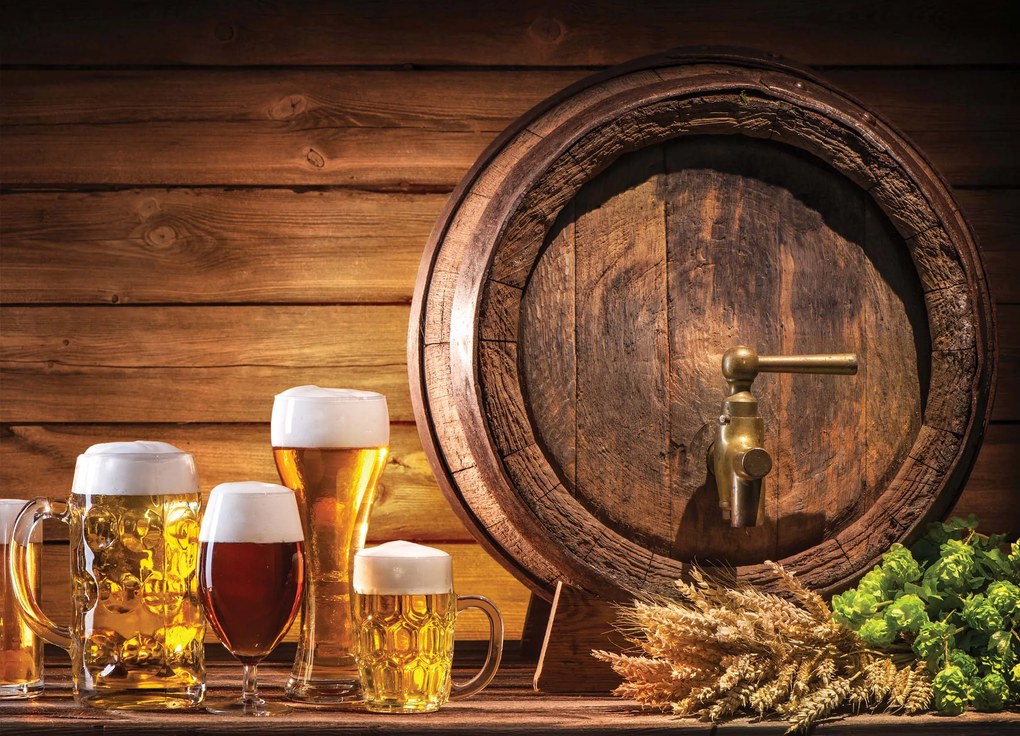 Malvis Tapeta zátiší pivo Vel. (šířka x výška): 144 x 105 cm