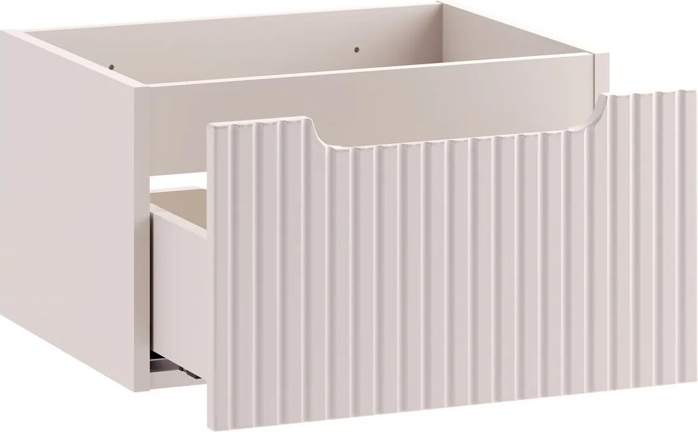 Koupelnová sestava Nova Cashmere I se skříňkami a deskou 100 cm kašmírová