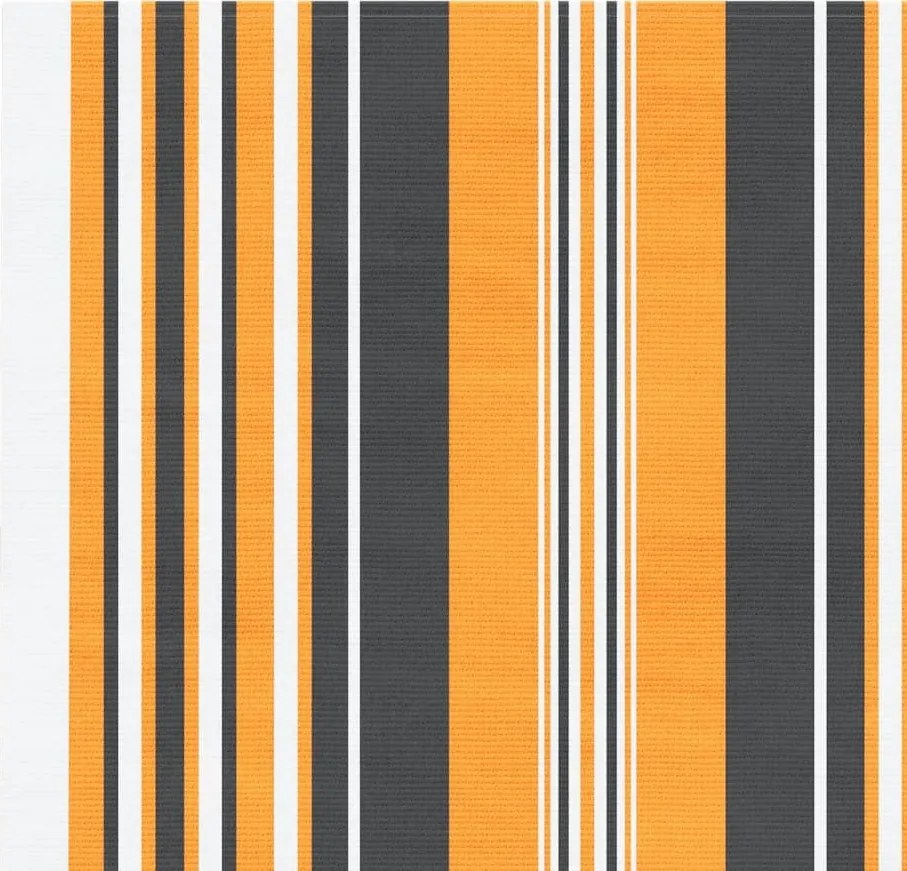 vidaXL Náhradní plachta na markýzu 4,5 x 3,5 m [311950] Barva: oranžová a černá