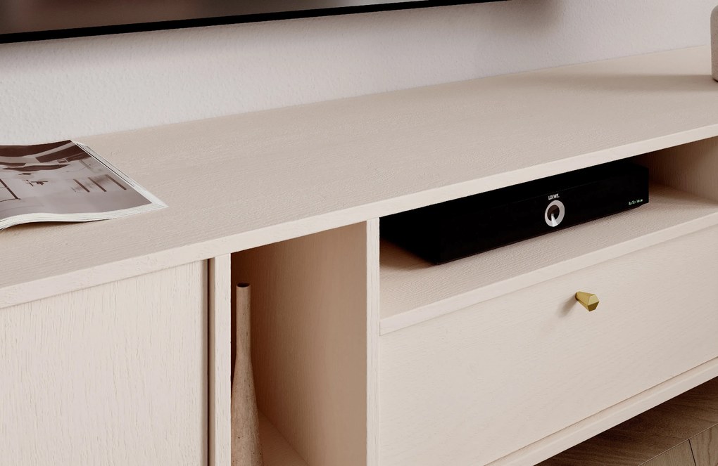 ADRK Furniture TV skříňka 2D 1S Tili ADRK-RTV-TIL-2D-1S-BS