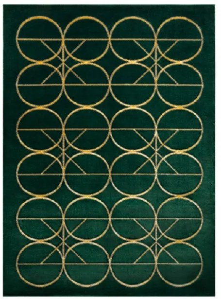 Hans Home | Kusový koberec Emerald 1010 green and gold - 80x150