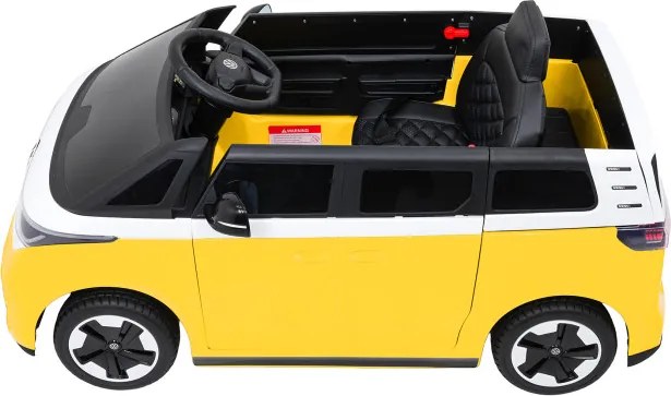 Elektrické autíčko Volkswagen ID BUZZ žluté