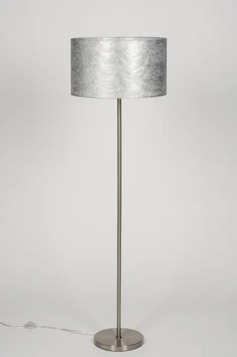 Stojací designová lampa Massimo Silver Look