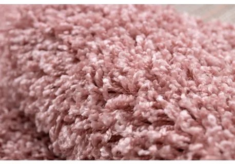 Dywany Luszczow Kusový koberec, běhoun SOFFI shaggy 5 cm světle růžový Rozměr koberce: 70 x 250 cm