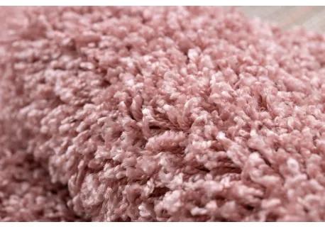 Dywany Luszczow Kusový koberec, běhoun SOFFI shaggy 5 cm světle růžový Rozměr koberce: 70 x 300 cm