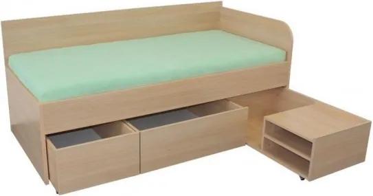 Zvýšená dětská postel s úložným prostorem 90x200 INA LERMO