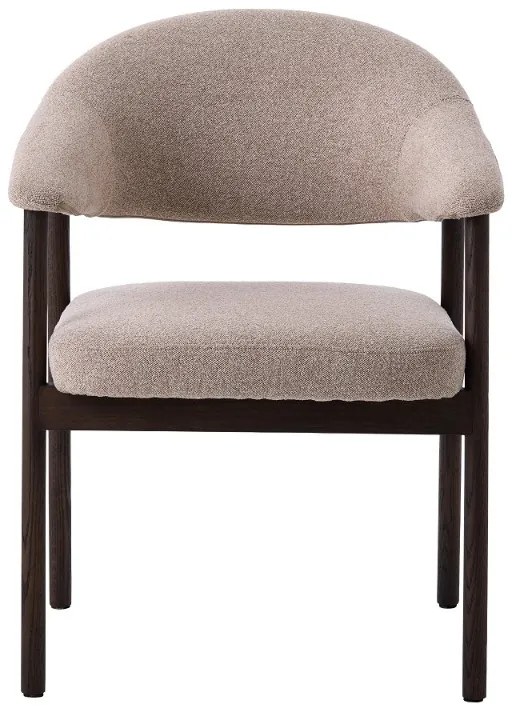 Designová jídelní židle Jacqueline tmavě hnědý dub