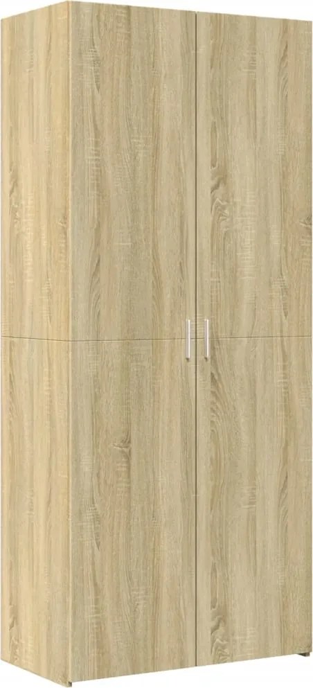 Skříň highboard dub sonoma 80 x 42,5 x 185 cm kompozitní dřevo 3281436