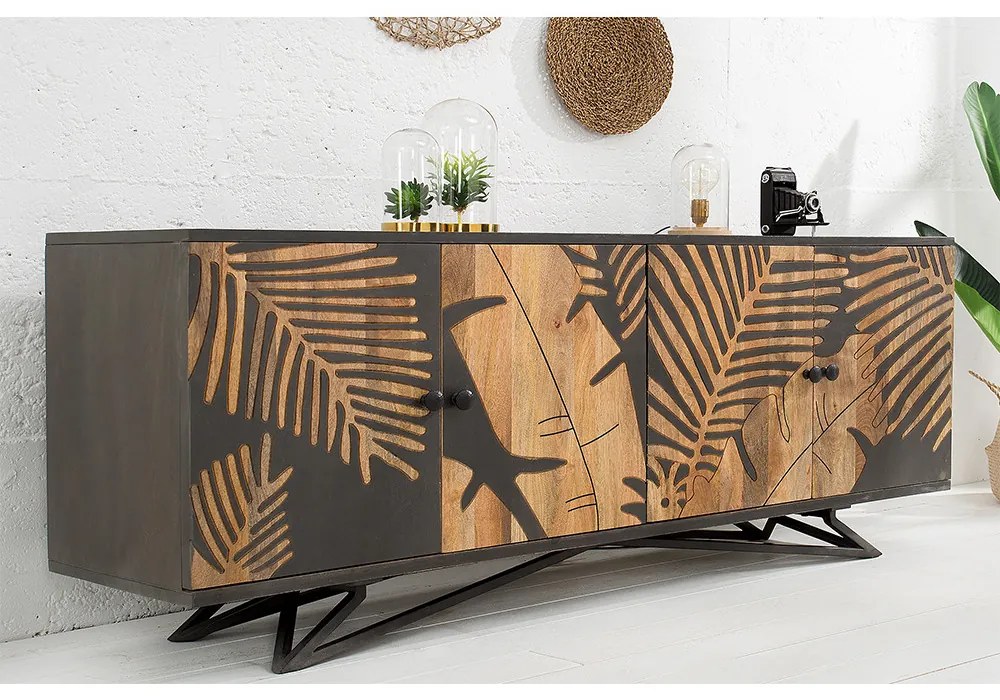 Massive home | Exotický příborník Tropical 160 cm mango