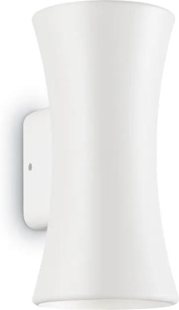 LED Venkovní nástěnné svítidlo Ideal Lux Lab AP2 bianco 161594 bílé IP44