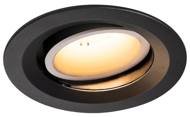 NUMINOS® MOVE DL M vnitřní LED zápustné stropní svítidlo černá/bílá 2700 K 40° otočné a výkyvné - BI
