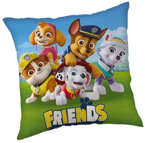 Jerry Fabrics Polštářek Tlapková patrola Friends 40x40 cm