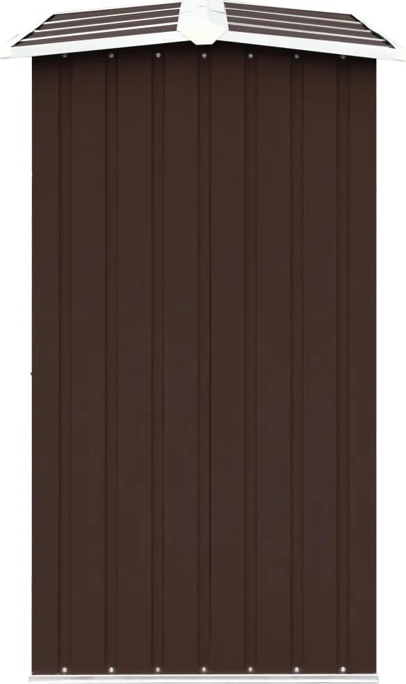 vidaXL Zahradní kůlna na dříví pozinkovaná ocel 330x92x153 cm [47087] Barva: antracitová