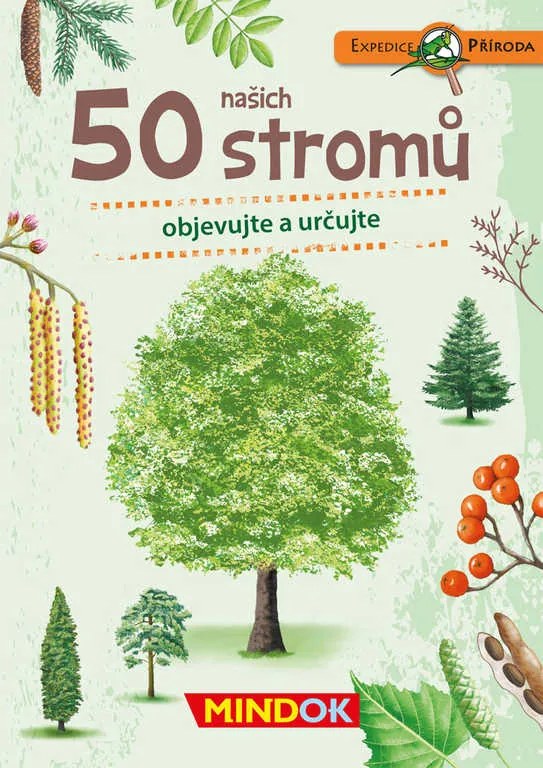MINDOK HRA kvízová Expedice Příroda: 50 našich stromů naučná mn276