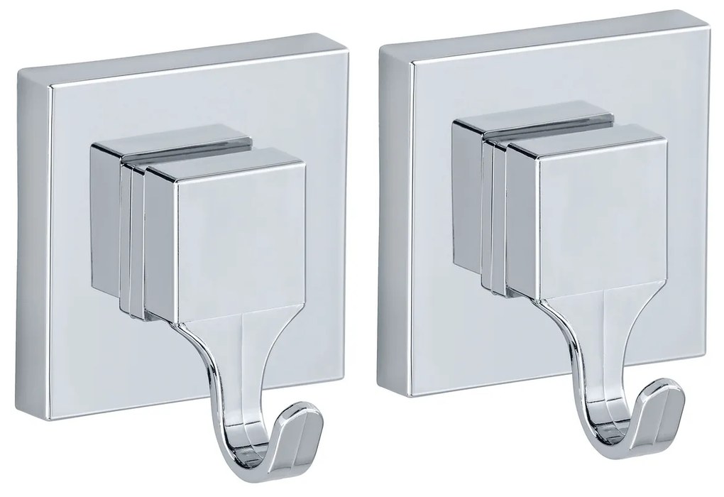 Věšáčky na přísavky QUADRO, Vacuum-Loc, 2 ks, WENKO