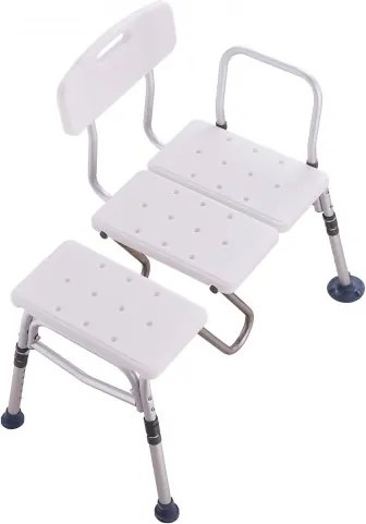 Překládací lavice do vany Sprchové sedátko pro seniory výškově nastavitelné 181,4 kg