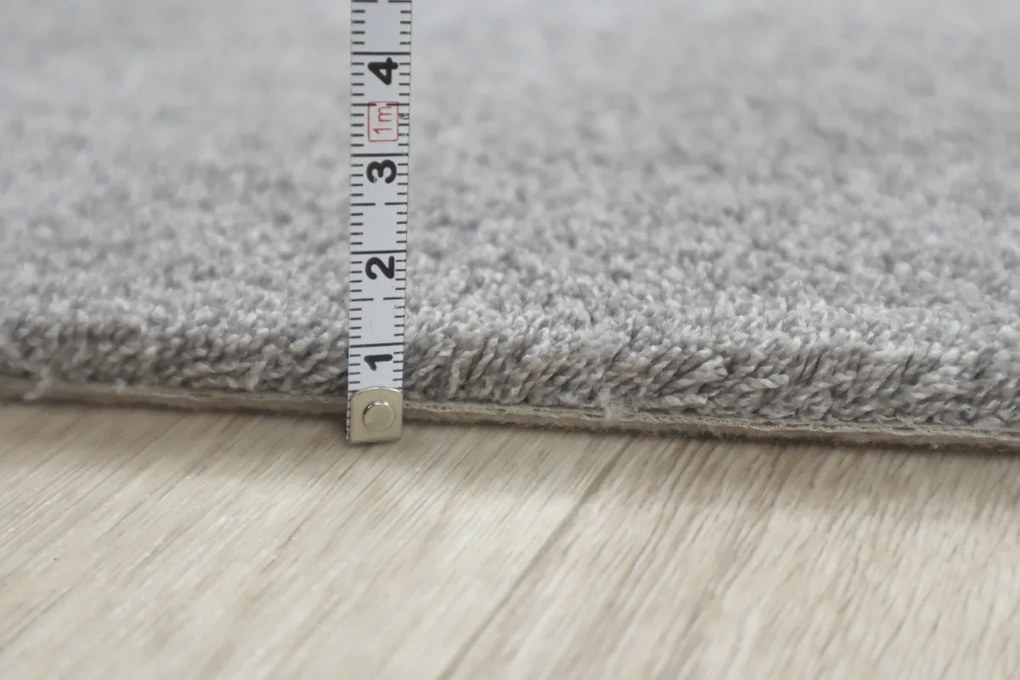 Spoltex, Metrážový koberec Elizabet 274 sv. šedá, na míru, šíře 4m, šedá, filc, dětský pokoj