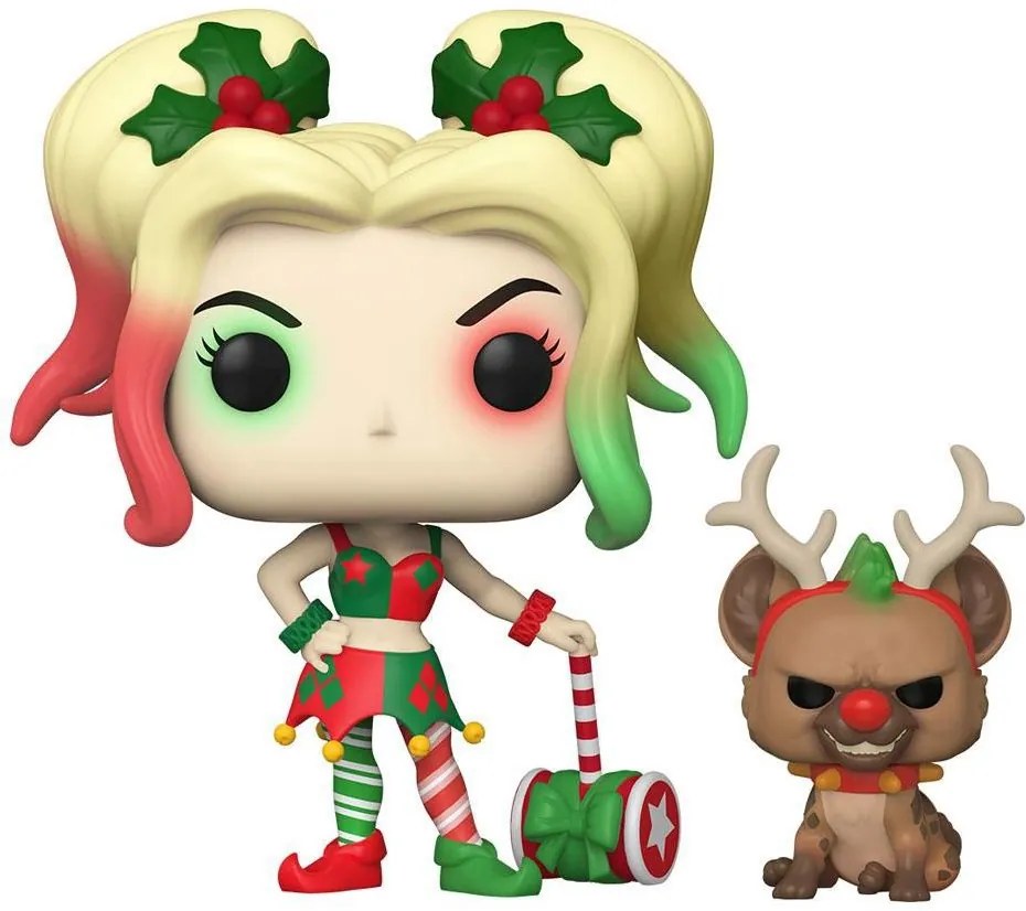 Funko pop! dc holiday -harley quinn with helper