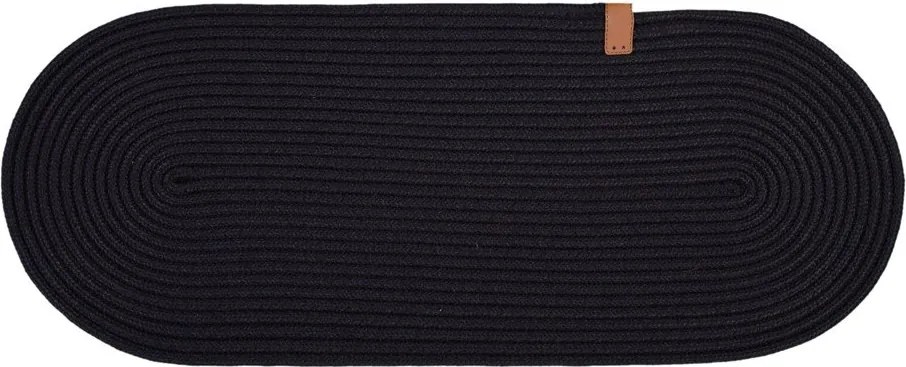 Černé nášlapy na schody v sadě 16 ks 25x65 cm Milo – Vitaus