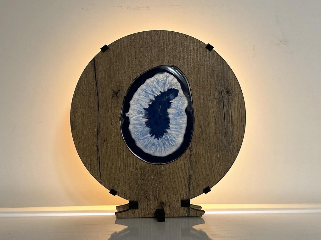 Li-Go "Achát" lampa 20x22 cm provedení povrchu: dub