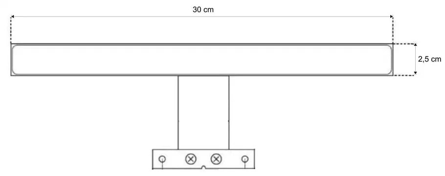 Nástěnné zrcadlo s LED osvětlením Tomasucci, 120 x 60 cm