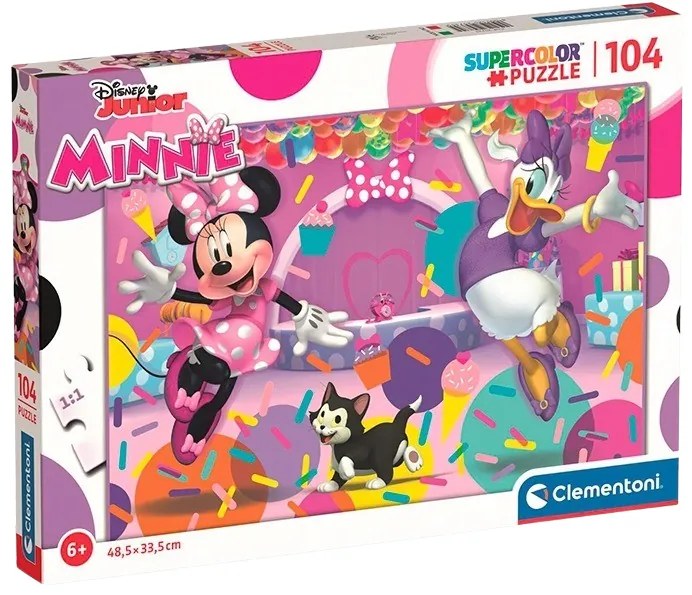Clementoni - Puzzle 104 Minnie a Daisy