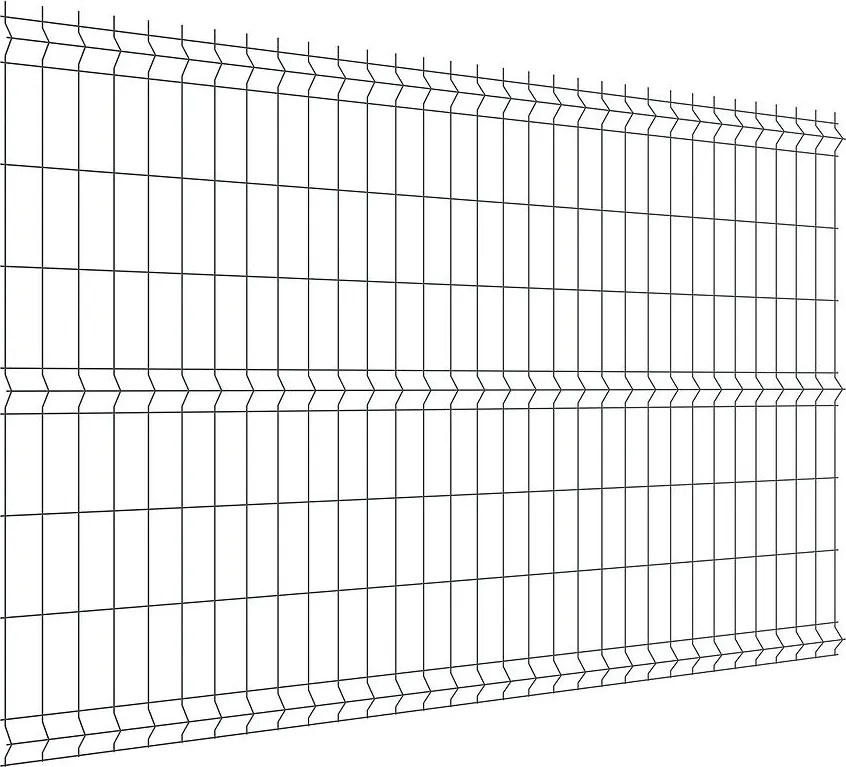 PLOTOVÝ PANEL 3D 1530X2500, DRÁT 3,1MM - ANTRACIT, RAL7016