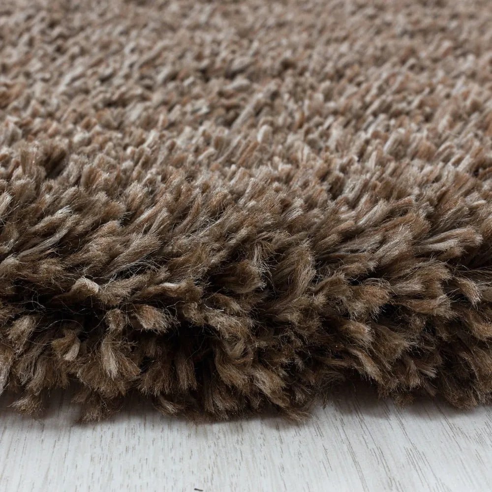 Tmavě hnědý koberec 160x230 cm Fluffy – Ayyildiz Carpets